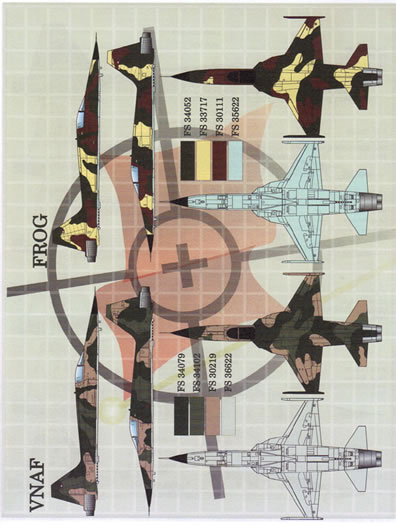 F-5E Tiger II Decal Review by Ken Bowes (Afterburner Decals 1/48)