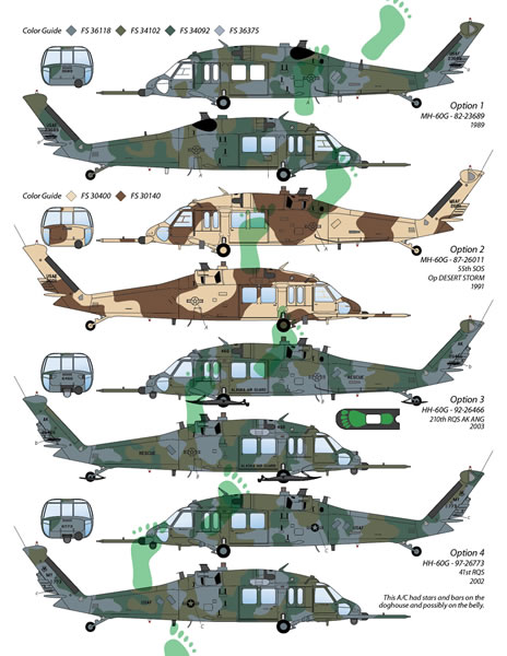 Werner's Wings Decal Preview - M/HH-60G Pavehawk