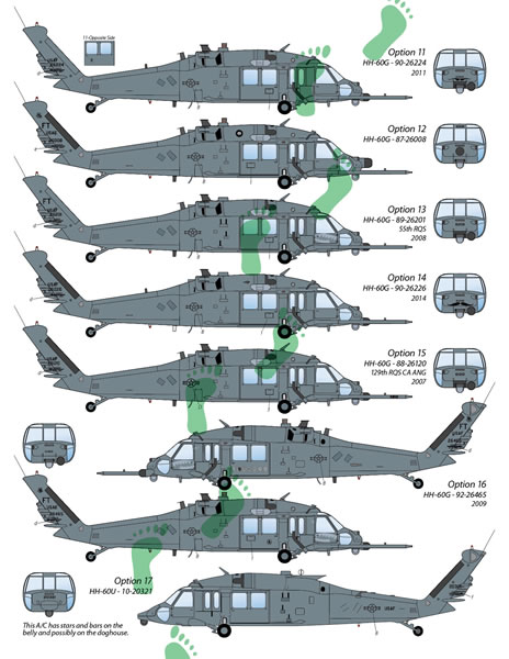 Werner's Wings Decal Preview - M/HH-60G Pavehawk