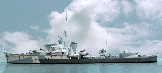 HMS Onslow by Glen Porter (Tamiya 1/700)