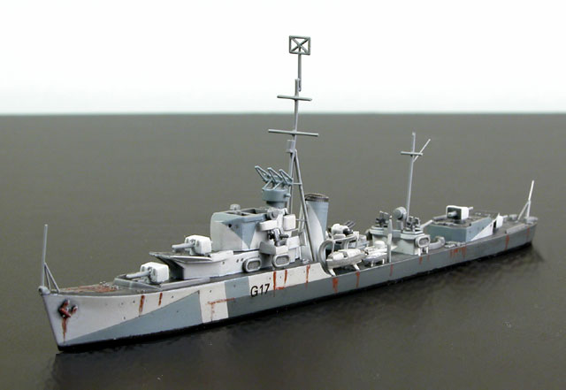 HMS Onslow by Glen Porter (Tamiya 1/700)