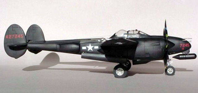 Lockheed P-38M Lightning by Mark Brouyere (Academy 1/48)