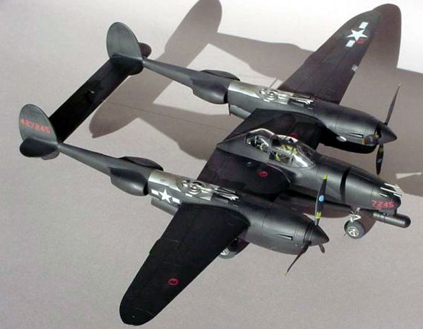 Lockheed P-38M Lightning by Mark Brouyere (Academy 1/48)