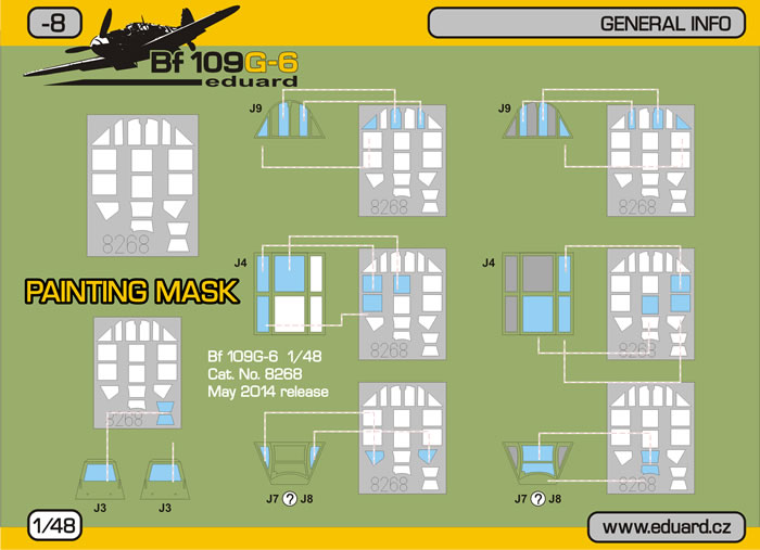Eduard 1/48 Bf 109 G-6 - Canopy Masks - HyperScale Forums