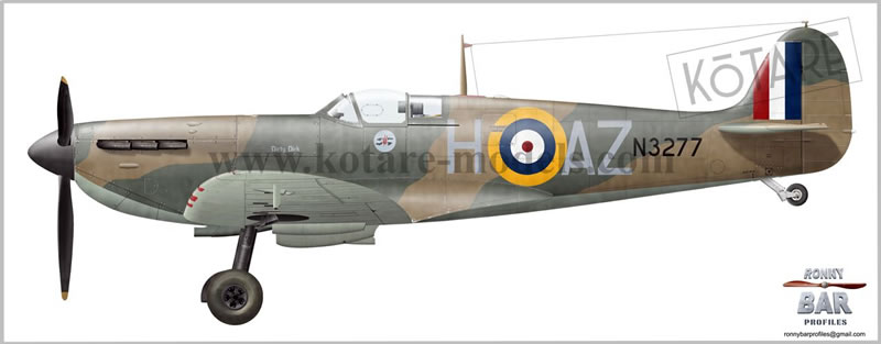 PRE-ORDER K32001 Kotare 1/32 Spitfire Mk.Ia (Mid)